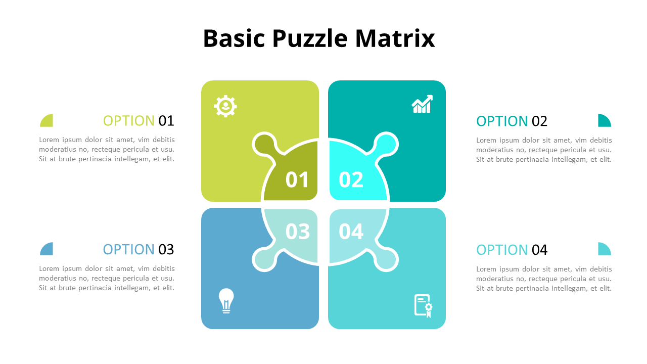Puzzle Matrix Diagram