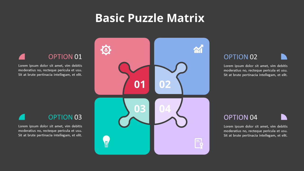 Puzzle Matrix Diagram
