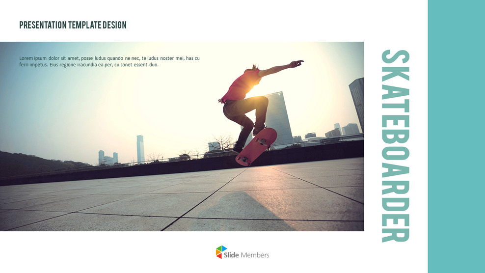 Skateboarder Theme PPT Templates