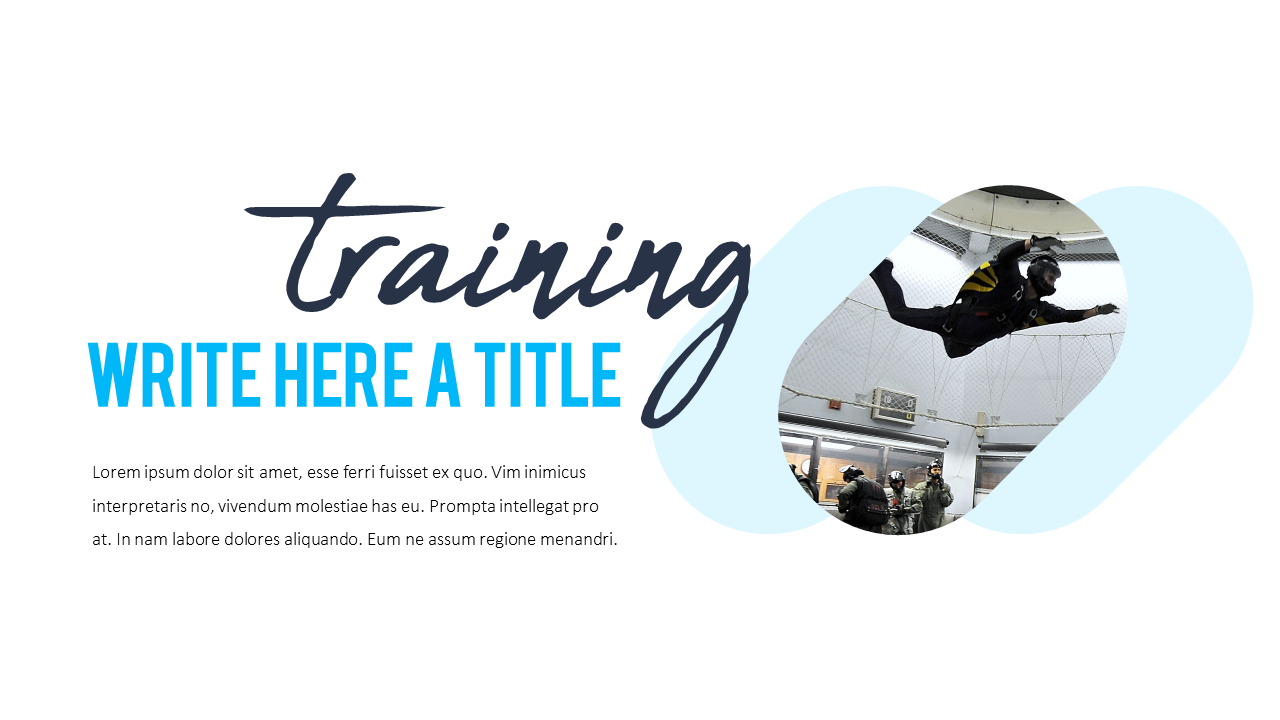 Skydiving premium PowerPoint Templates