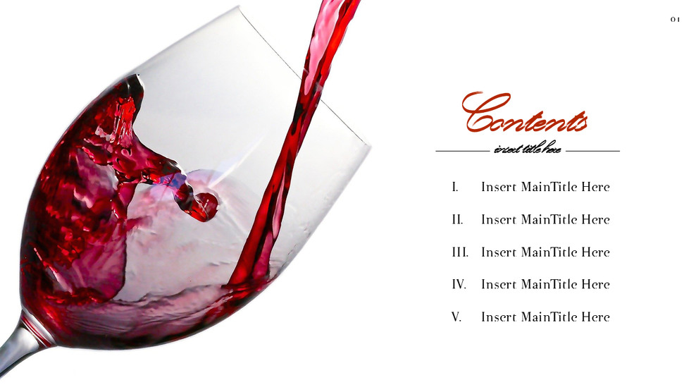 Wine Party Presentations PPT