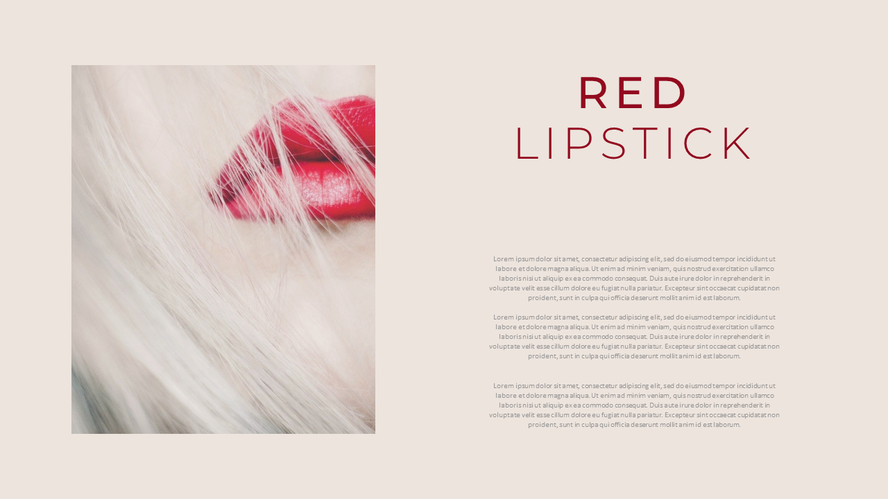 Makeup Special PPT Templates Design