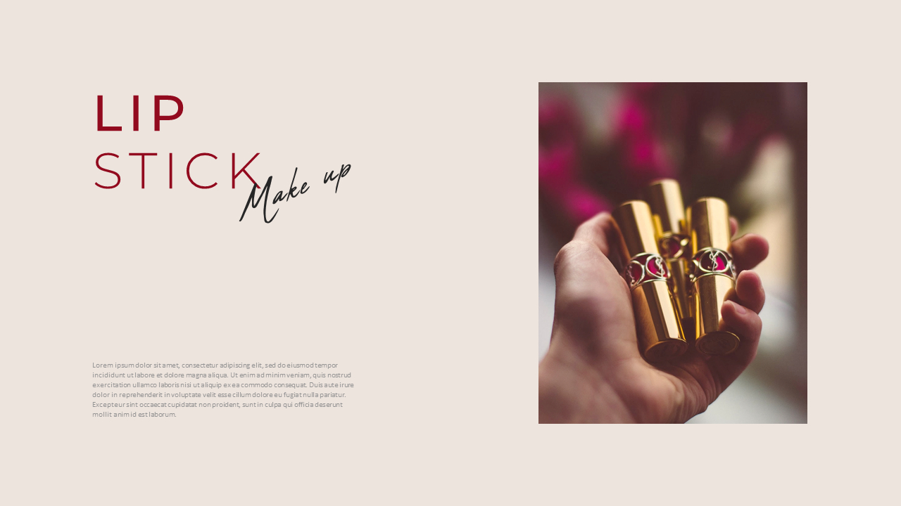 Makeup Special Ppt Templates Design