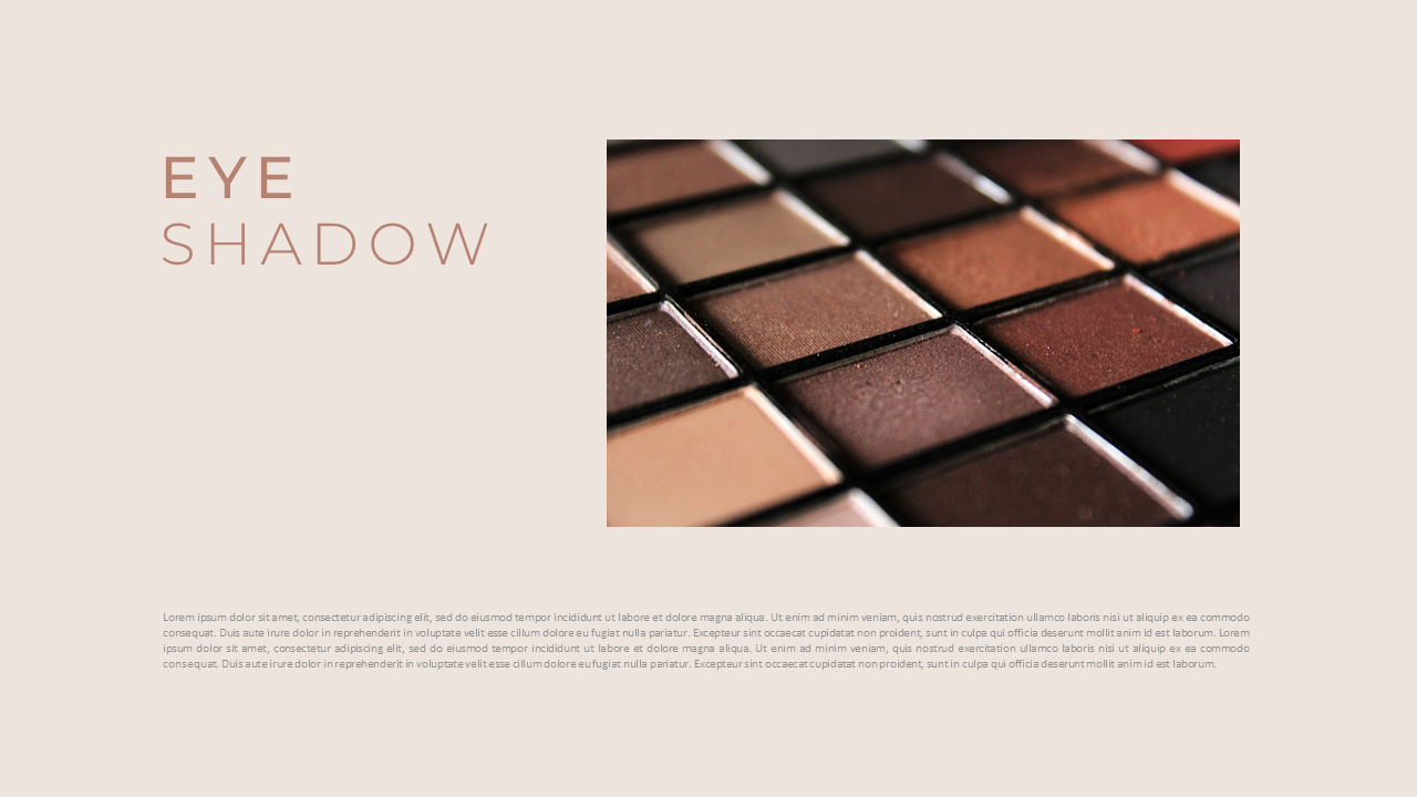 Makeup Special PPT Templates Design