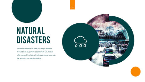 Natural Disasters PPT Background Images