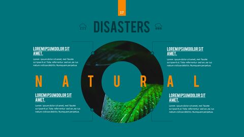 Natural Disasters PPT Background Images