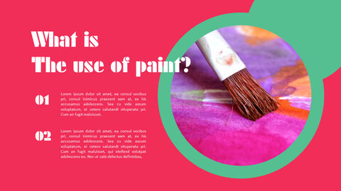 Paint, painter PowerPoint Presentation Slides