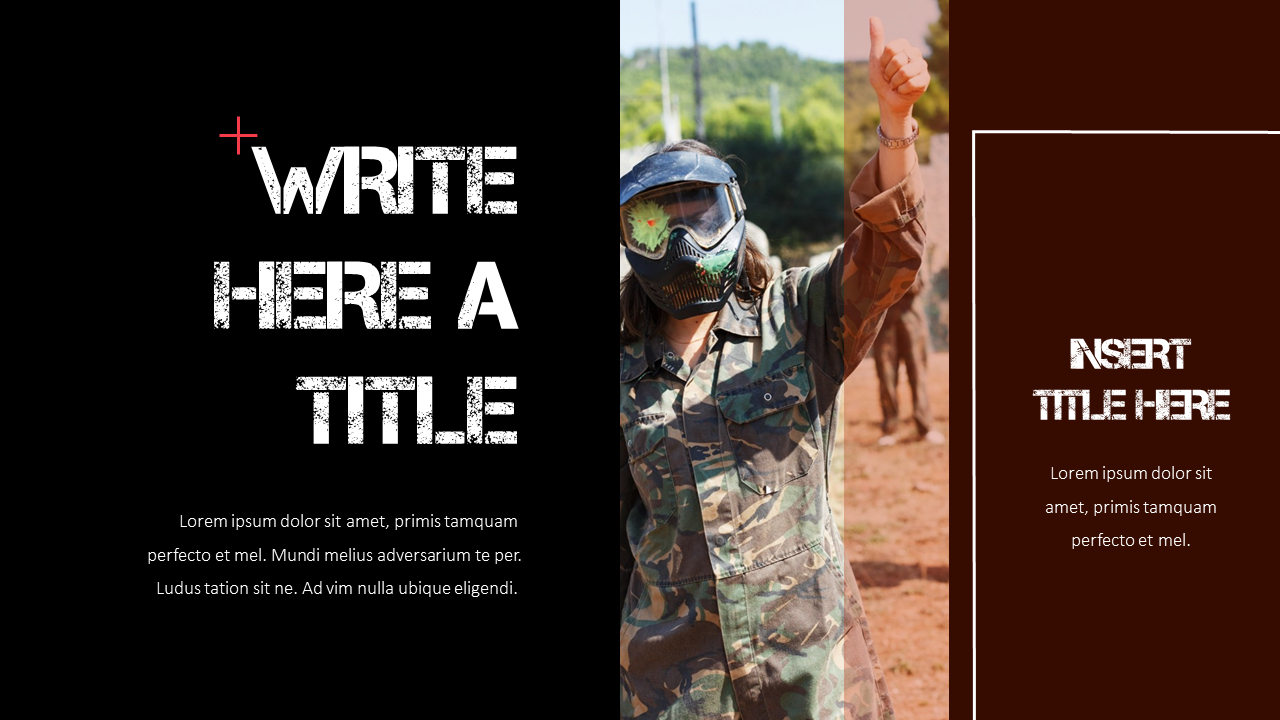 Paintball Mejores Plantillas de PowerPoint