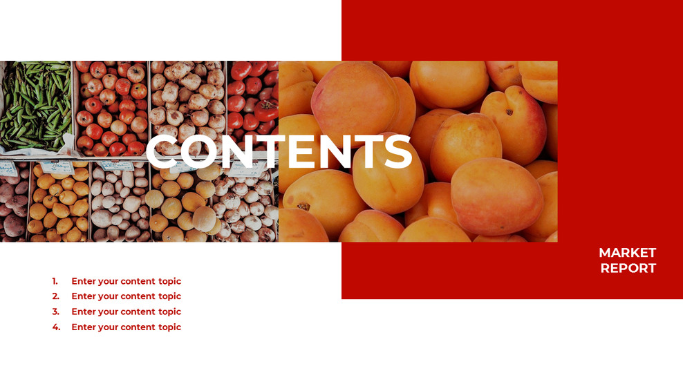 Market Report Background PowerPoint