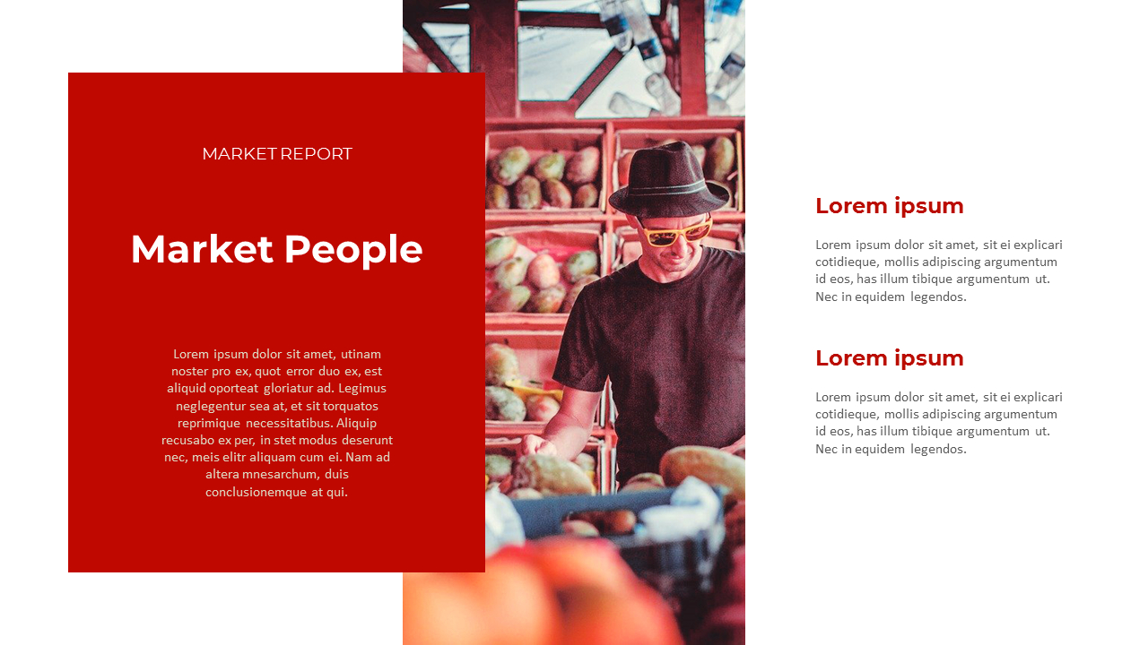 Market Report Background PowerPoint