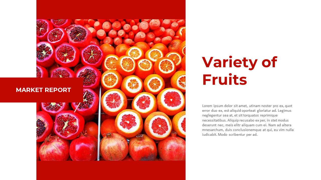 Market Report Background PowerPoint