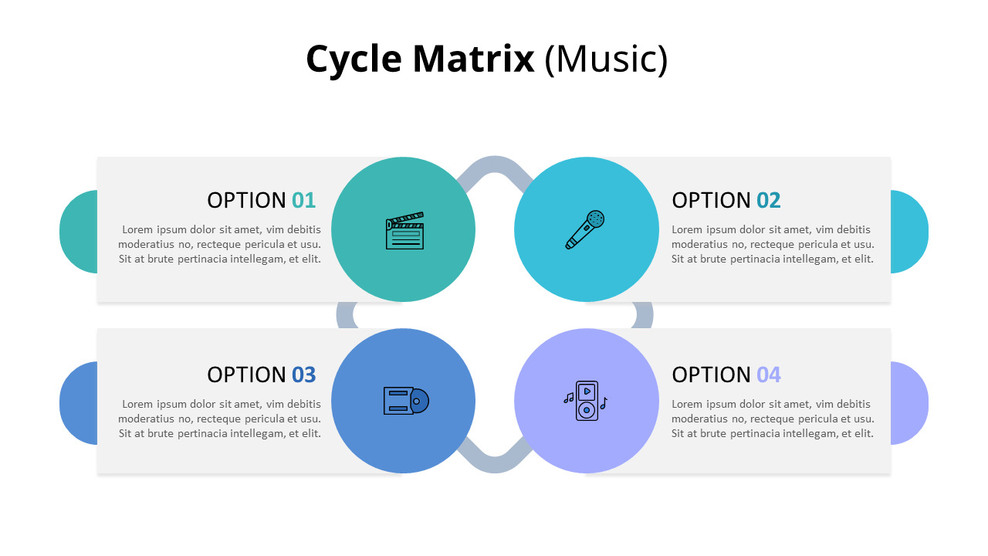 Diagrama de infografía de matriz (música)