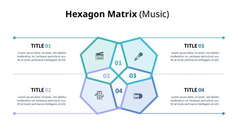 Matrix Infografik Diagramm (Musik)