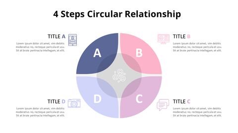 Pastel Tone Circular Relationship Diagram