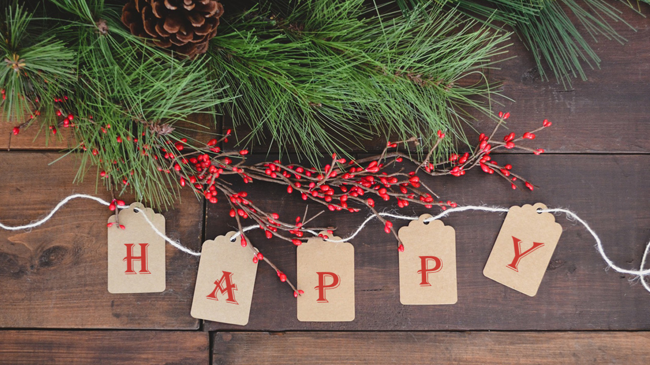 Christmas Tag Mockup Slides