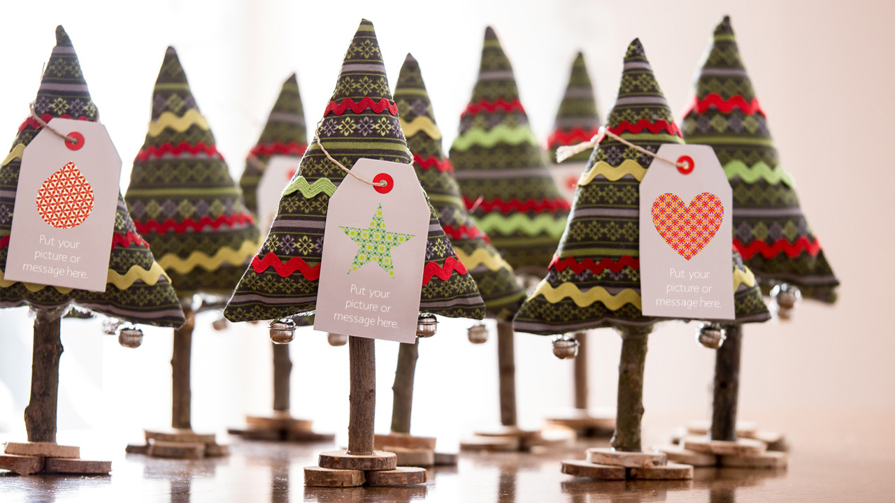 Christmas Tag Mockup Slides