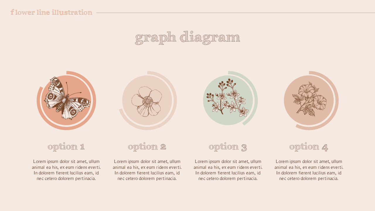 Flower Illustration premium PowerPoint Templates