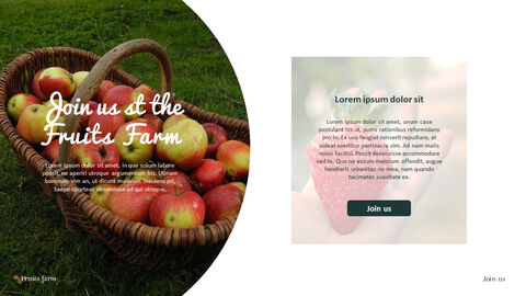 Obstfarm Präsentationsdesign