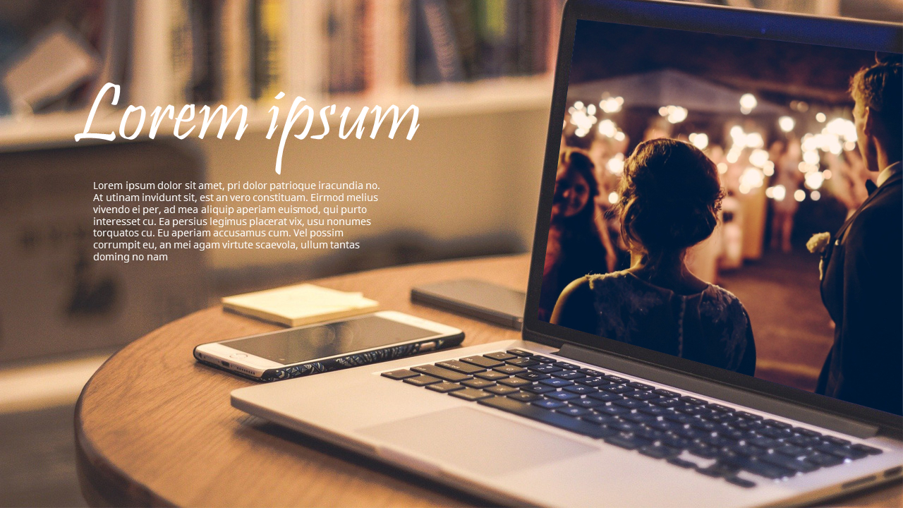 Laptop Mockup PPT Templates Design