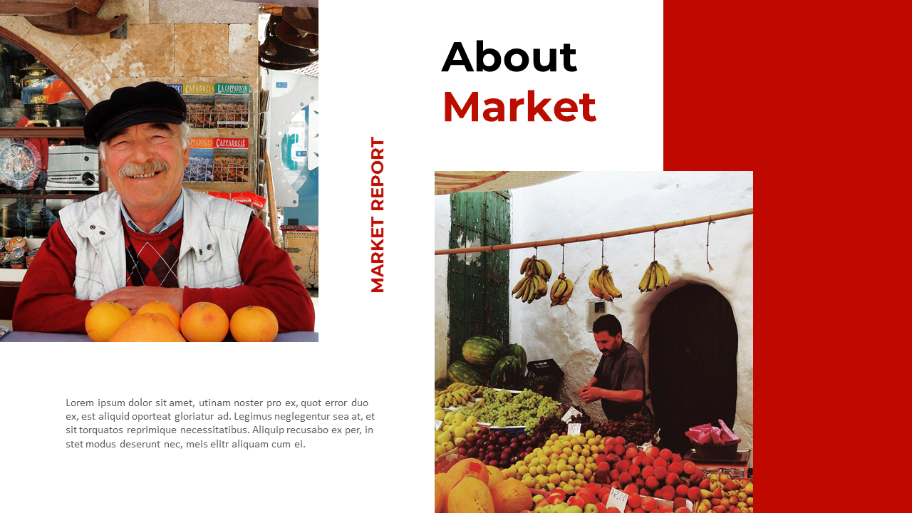 Market Report Background PowerPoint