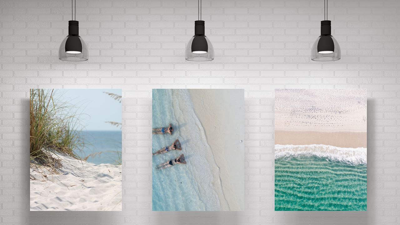 Mockup Art wall Presentation Slides