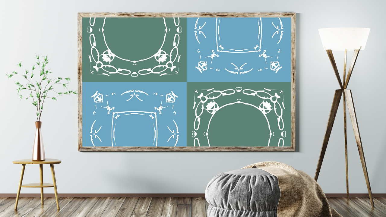Mockup PowerPoint Templates (Art wall)