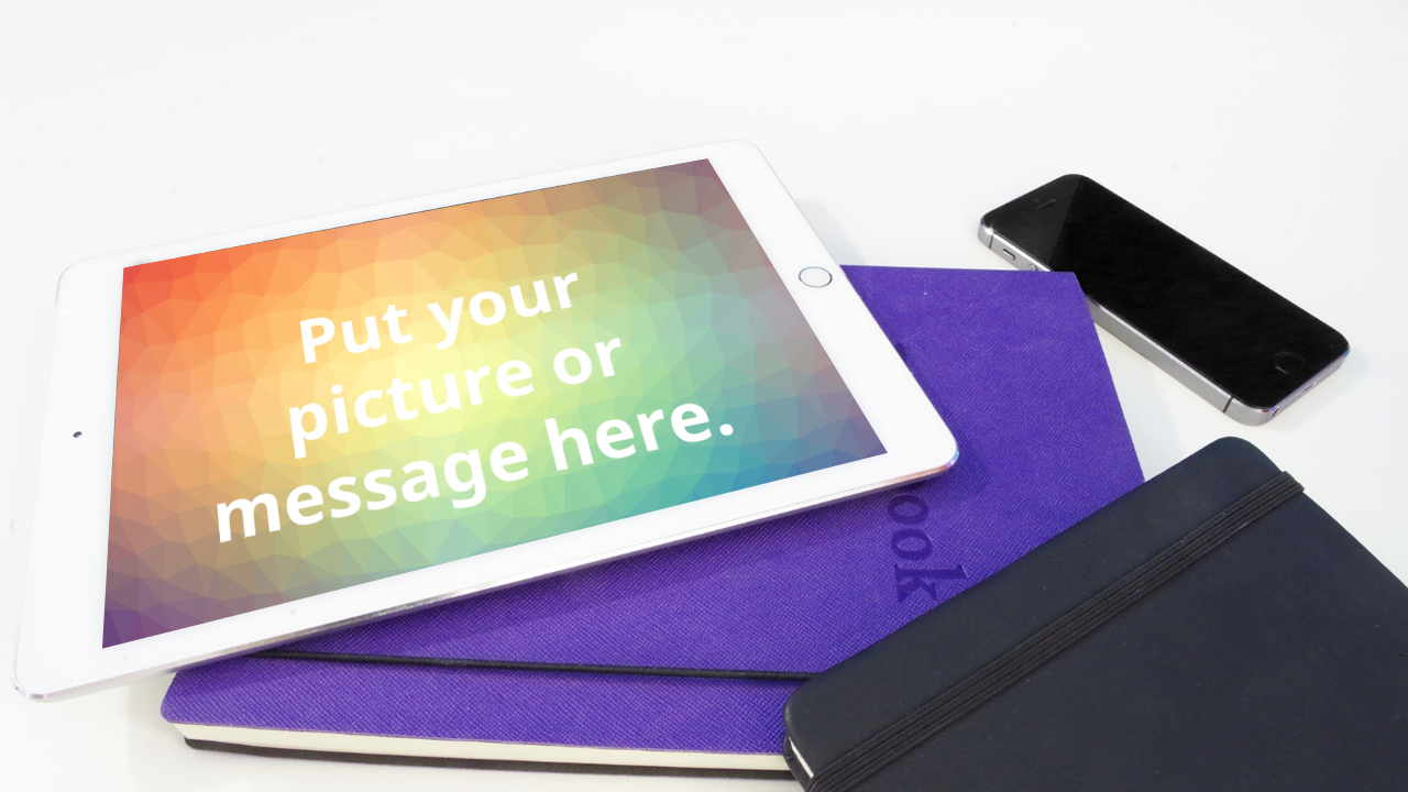 Mockup PowerPoint Templates (iPad)