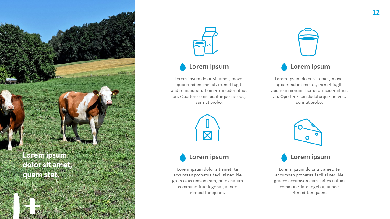 Dairy Farming Simple Templates Design