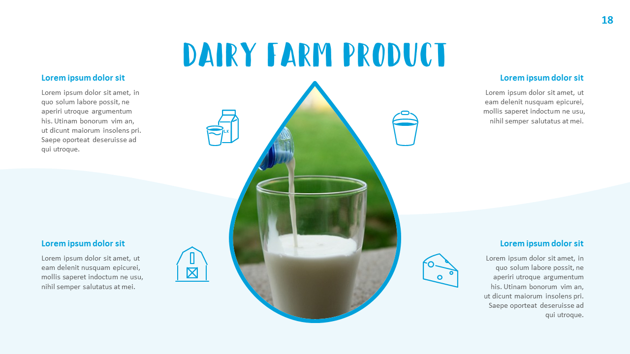 Dairy Farming Simple Templates Design