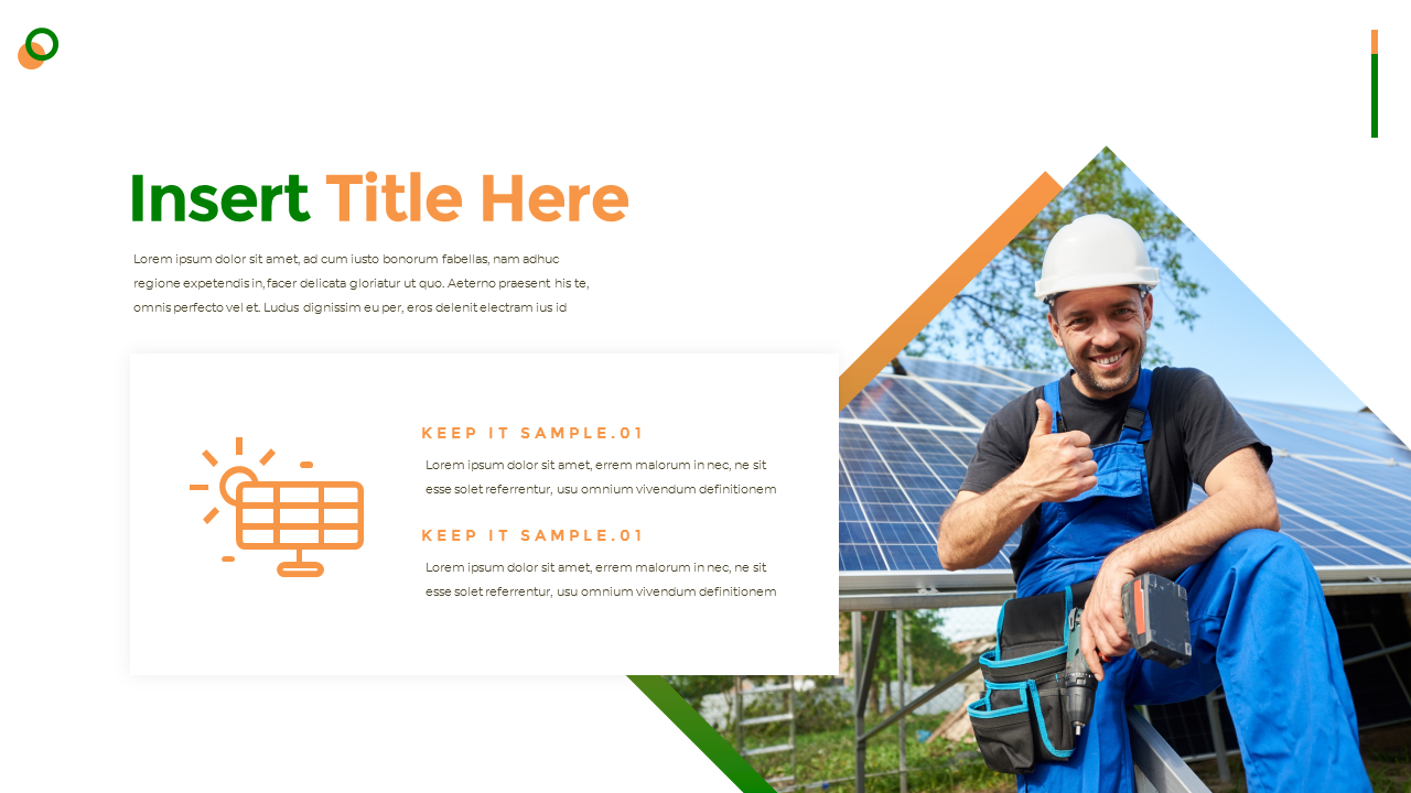 Solar Energy PPT Design
