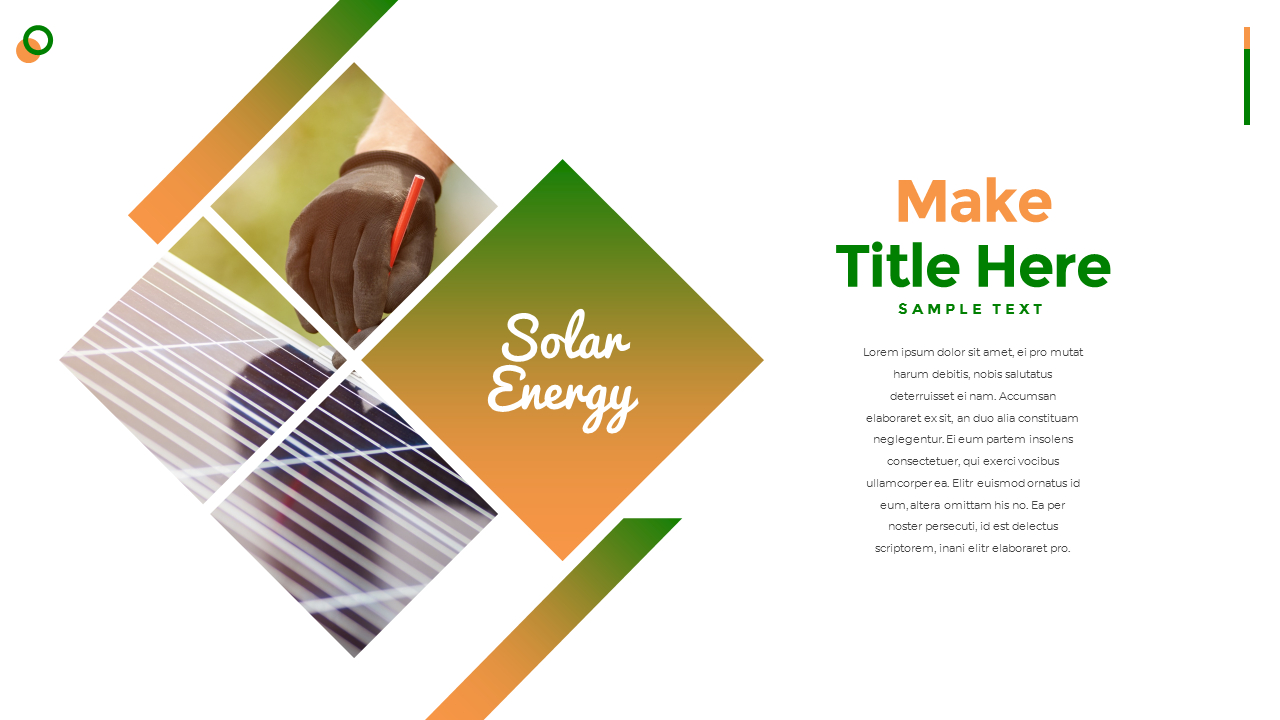 Solar Energy PPT Design