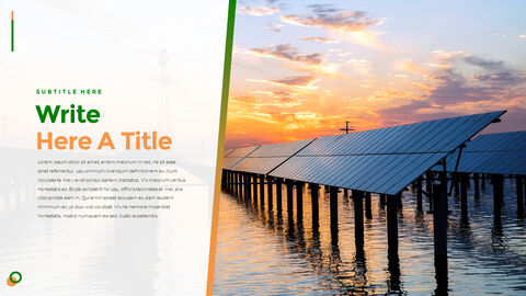 Solar Energy PPT Design