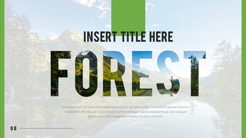 Mountain & Forest PowerPoint Templates for Presentation