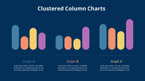 Rounded Column Chart Diagram