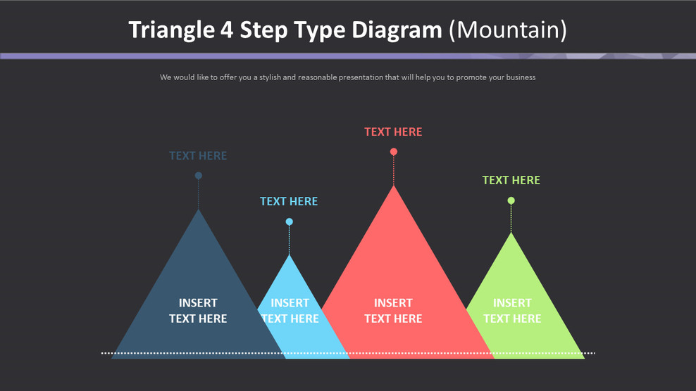 Triangle 4 Step Type Diagram (Mountain)