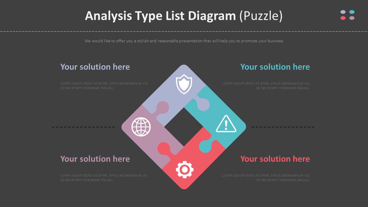 Analysis Type List Diagram (Puzzle)
