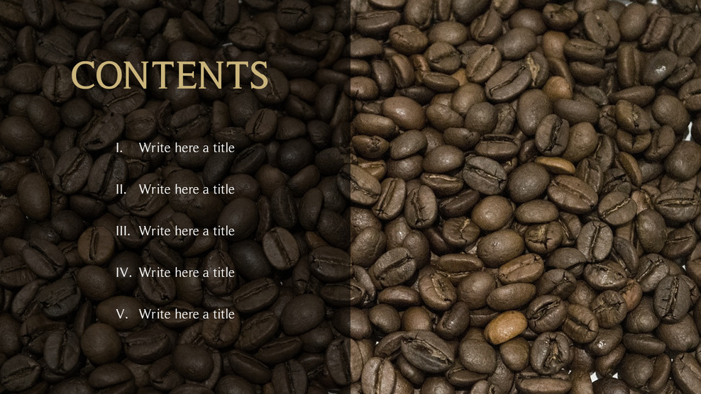 Aroma of coffee PowerPoint Templates