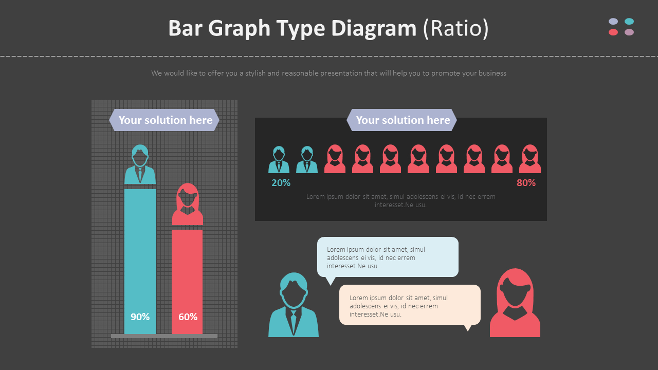 Bar Graph Type Diagram (Ratio)