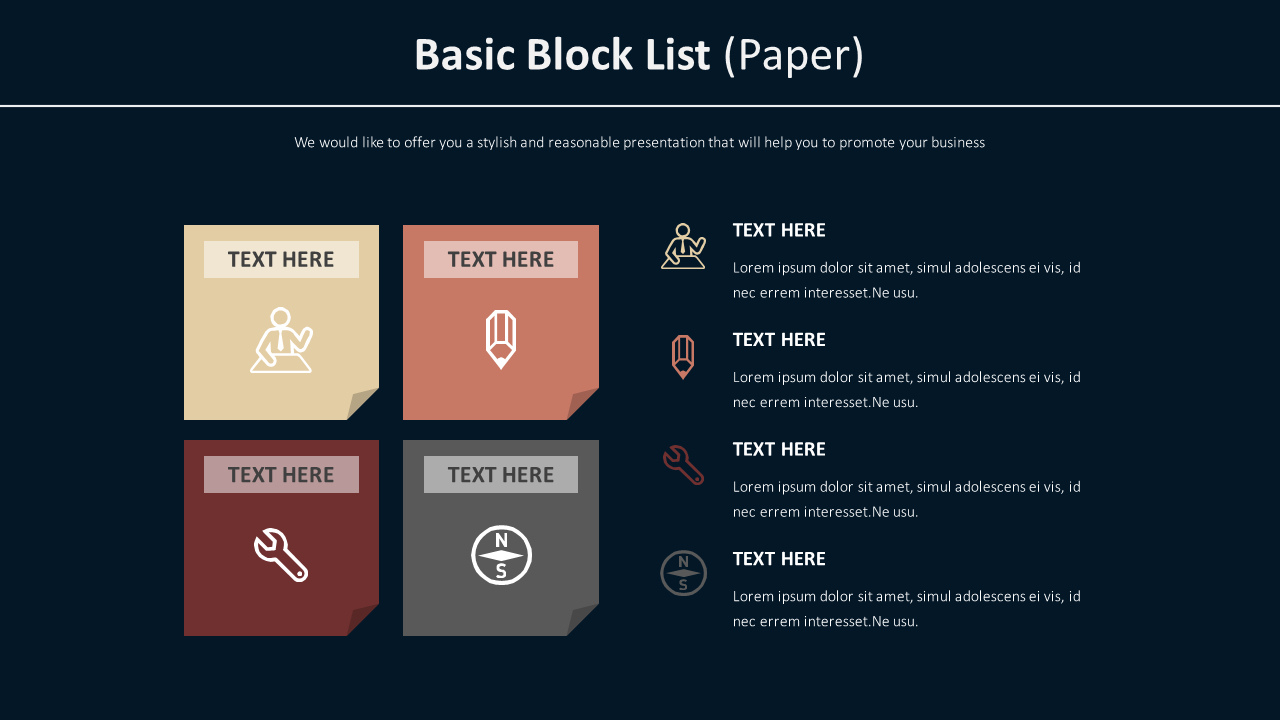 Basic Block List Diagram (Paper)