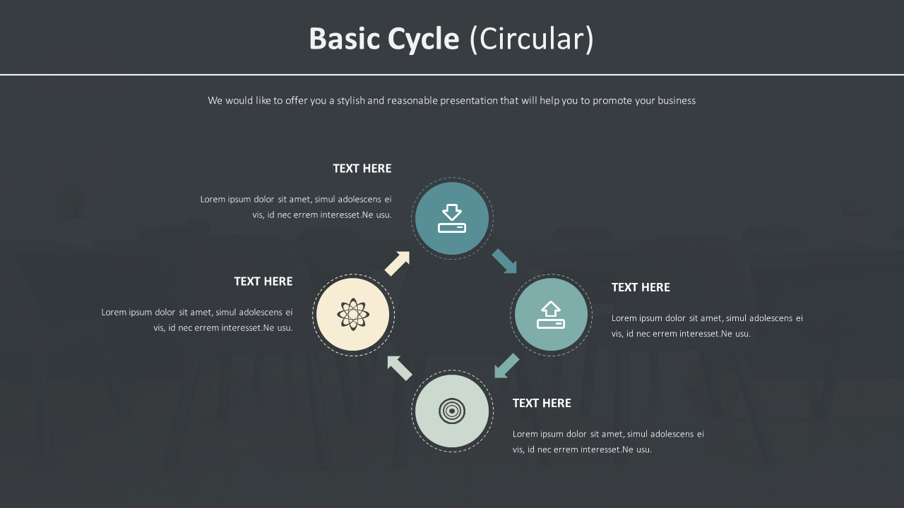 Basic Cycle Diagram (Circular)|Process