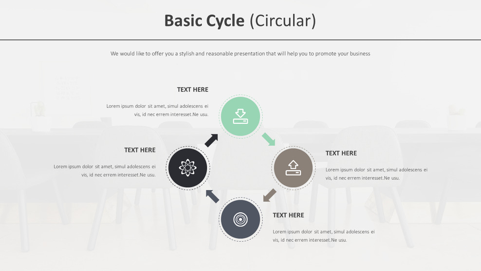 Basic Cycle Diagram (Circular)|Process