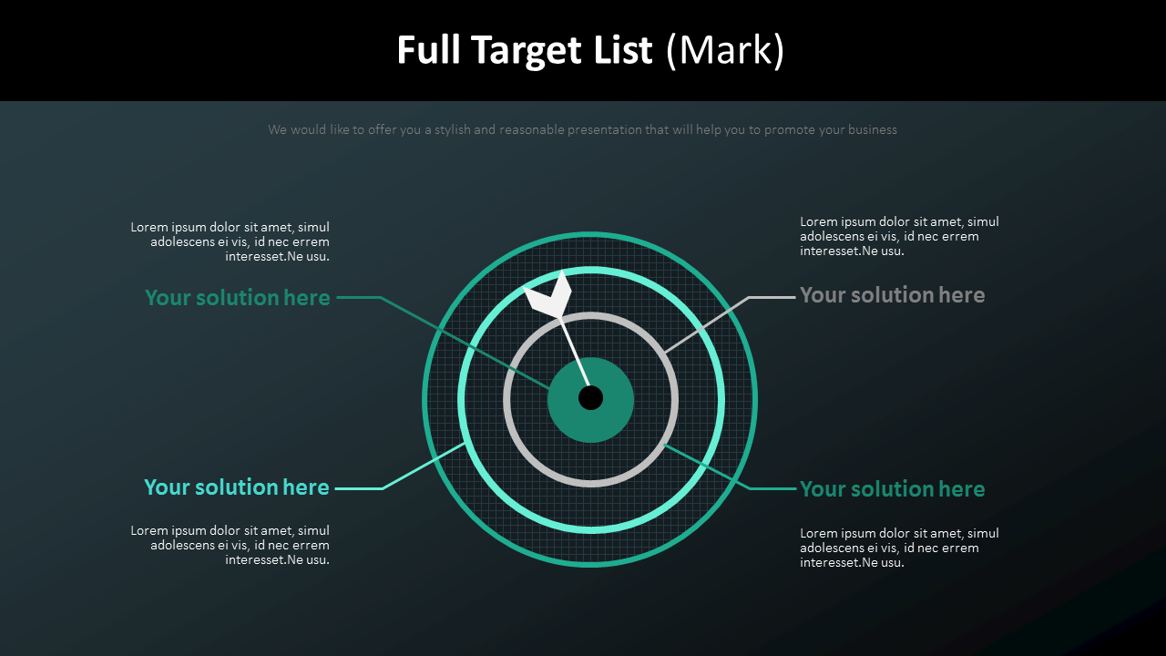 Full Target List Diagram (Mark)