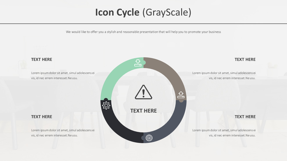 Icon Cycle Diagram (GrayScale)