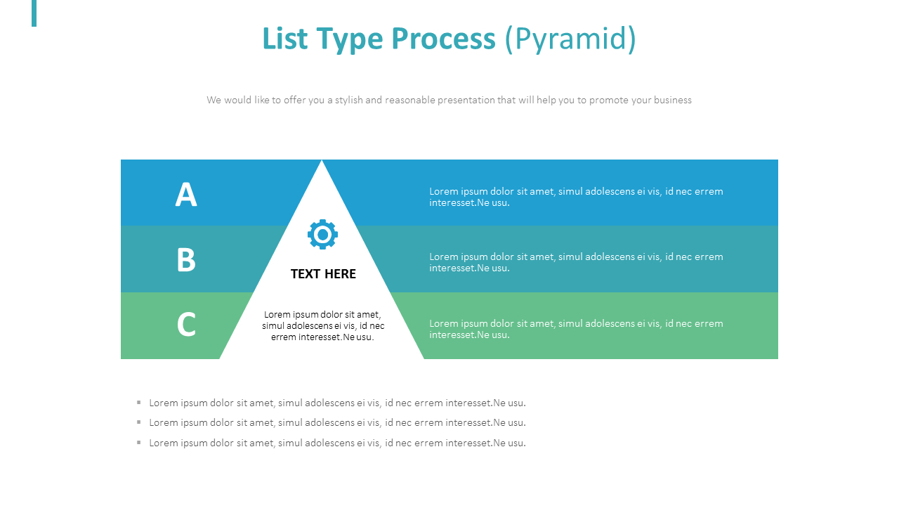 List Type Process Diagram (Pyramid)