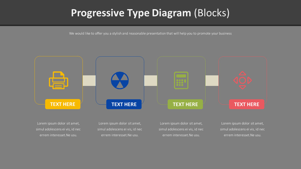 Progressive Type Diagram (Blocks)