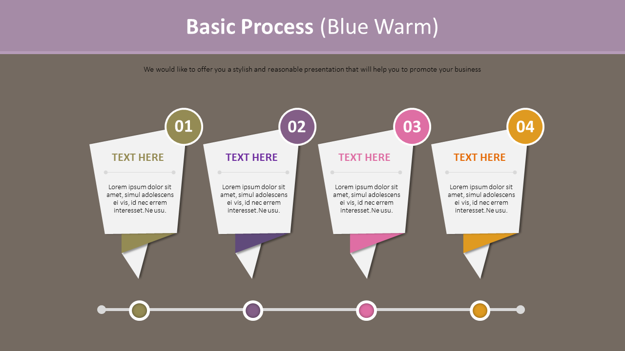 Basic Process Diagram (Blue Warm)