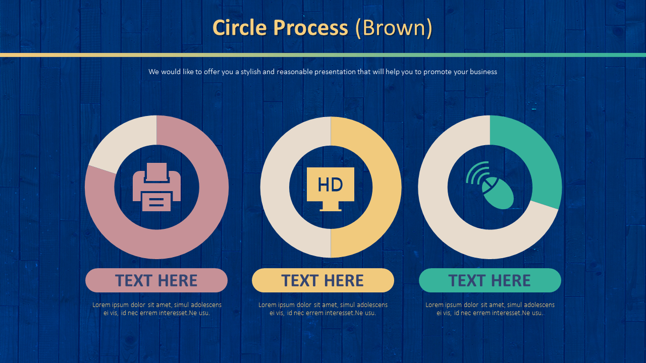 Circle Process Diagram (Brown)|Graph