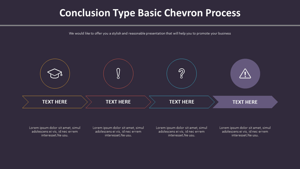 Conclusion Type Basic Chevron Process Diagram