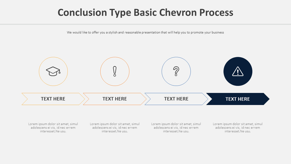 Conclusion Type Basic Chevron Process Diagram