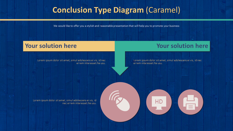 Conclusion Type Diagram (Caramel)
